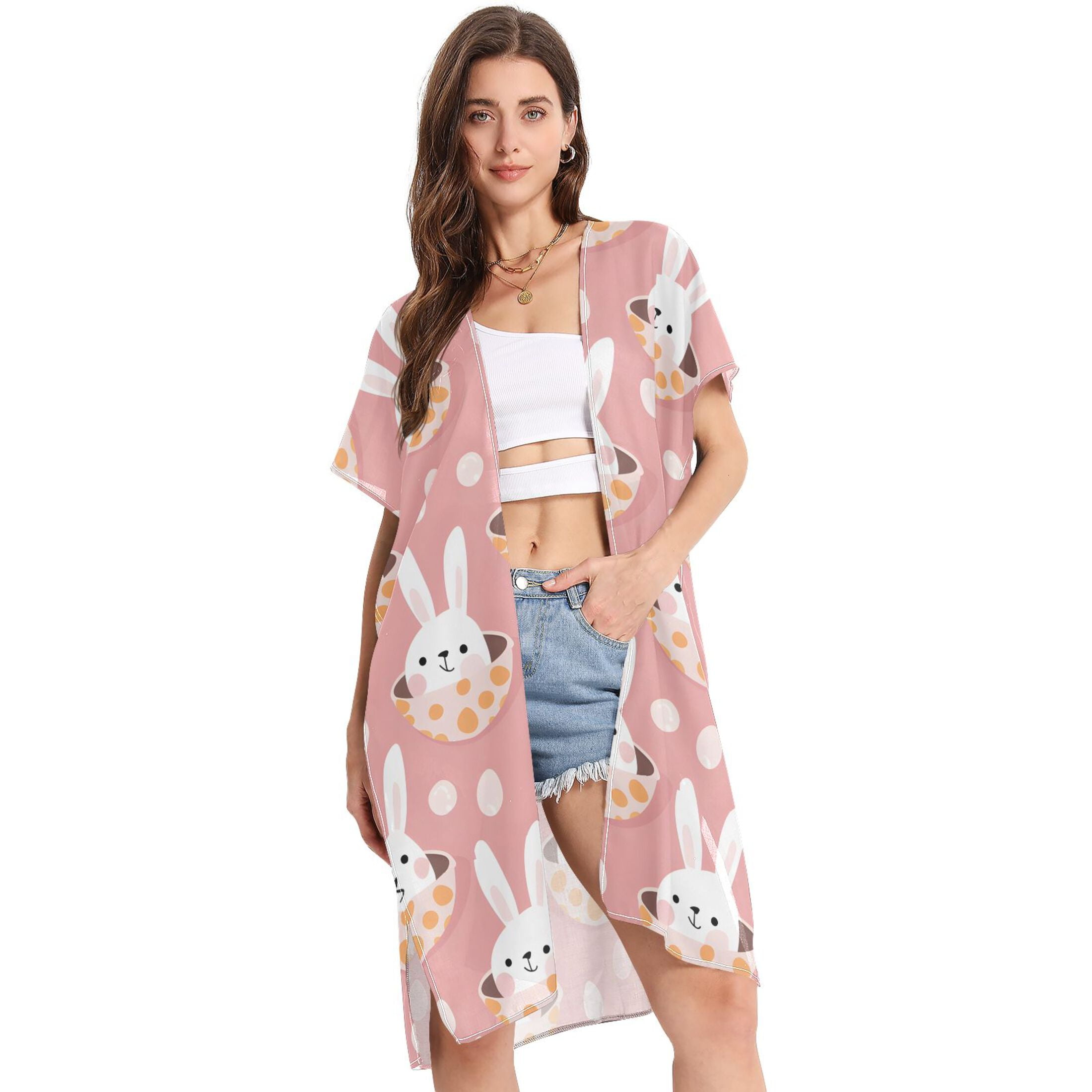 Beach Vacation Clothes Kimono Cardigan Loose Swimsuit Cover Up for ...