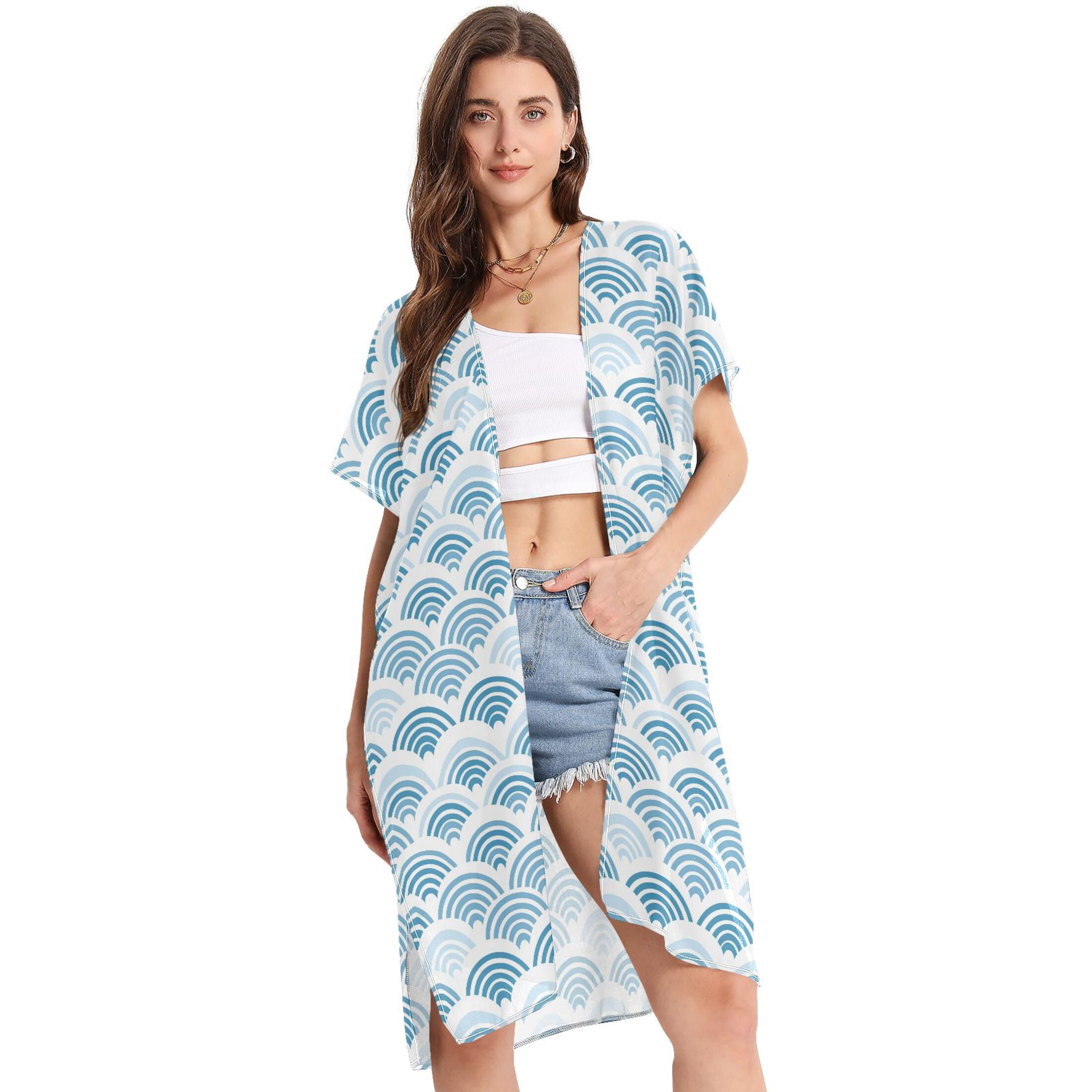 Beach Vacation Clothes Kimono Cardigan Loose Swimsuit Cover Up for ...
