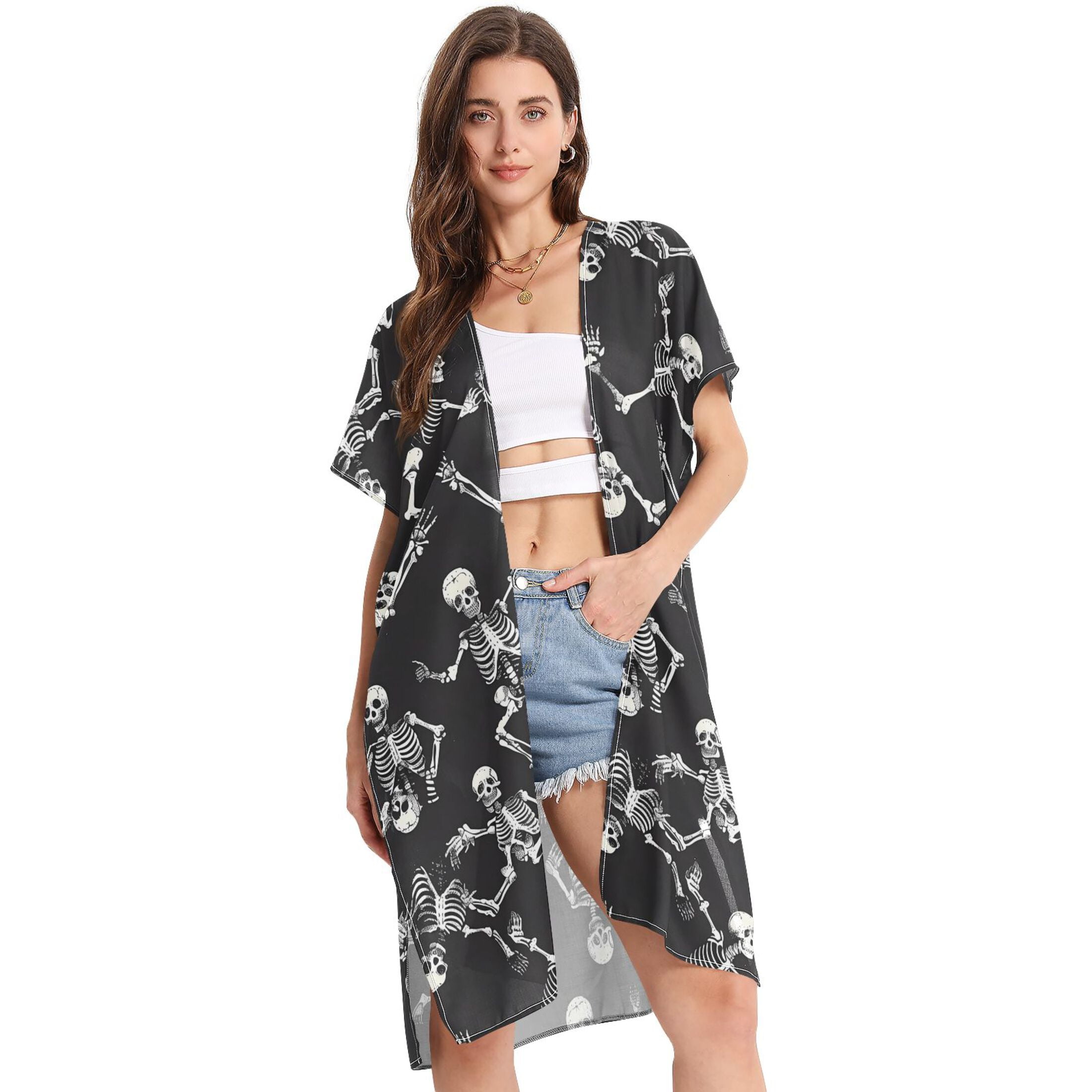 Beach Vacation Clothes Kimono Cardigan Loose Swimsuit Cover Up for ...