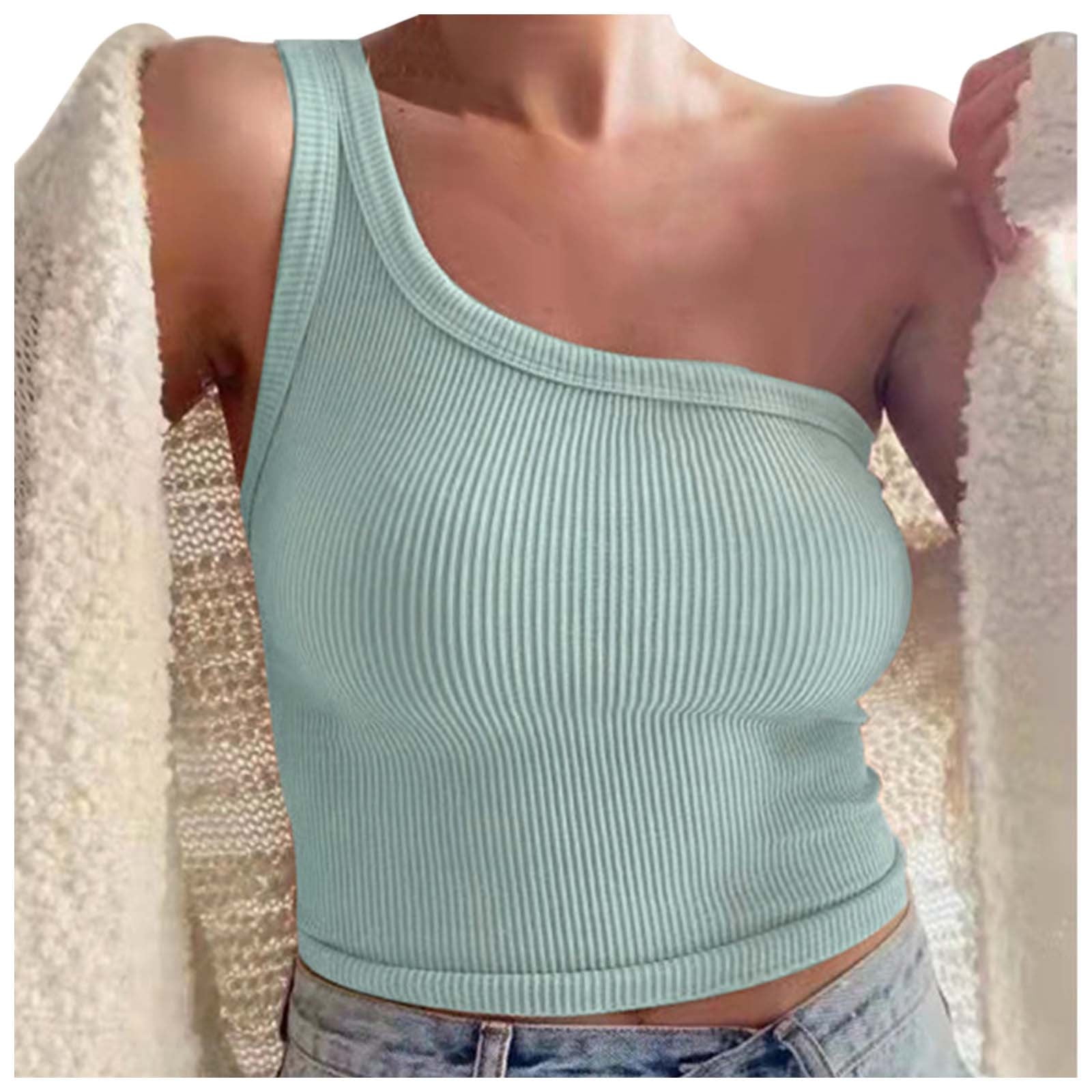 Beach Vacation Clothes for Women Camisole for Women Bra Closet Staples Workout Crop Tips Cute ...