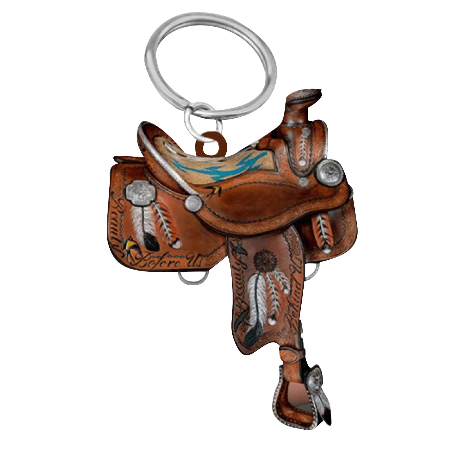 Beach Vacation! Saddle Car Keychain Personalized Acrylic Keyring For ...