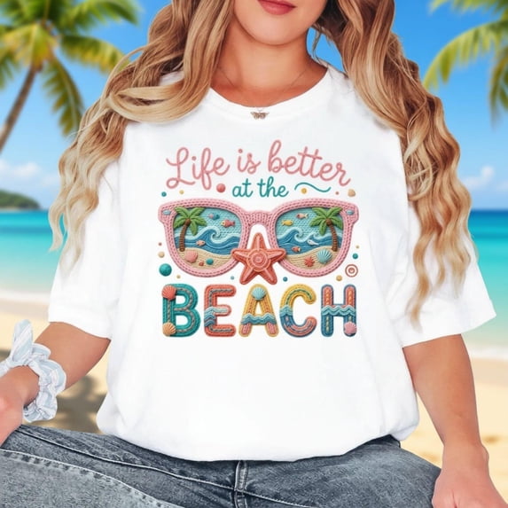 Beach Vacation Shirt Life Is Better at the Beach Shirt Coastal Summer ...