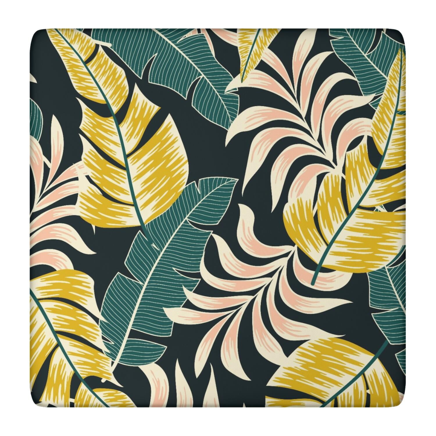 Beach Vacation Vibrant Elastic Tablecloth - Retro Hawaiian Square Cover ...