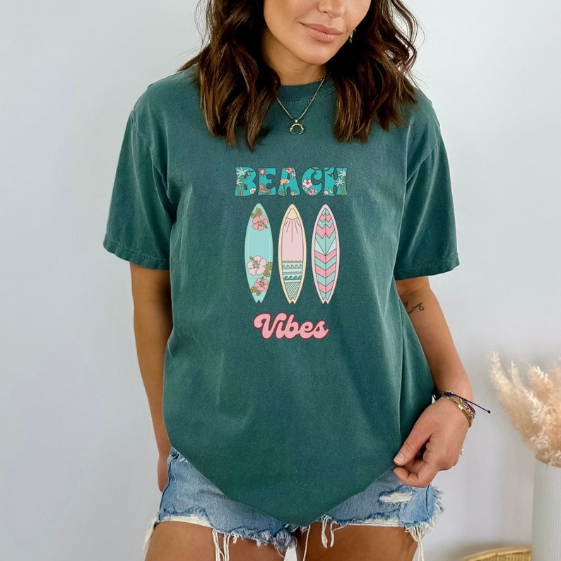 Beach Vibes Shirt, Beach Quote Shirt, Summer Vibes Shirt, Cute Beach ...