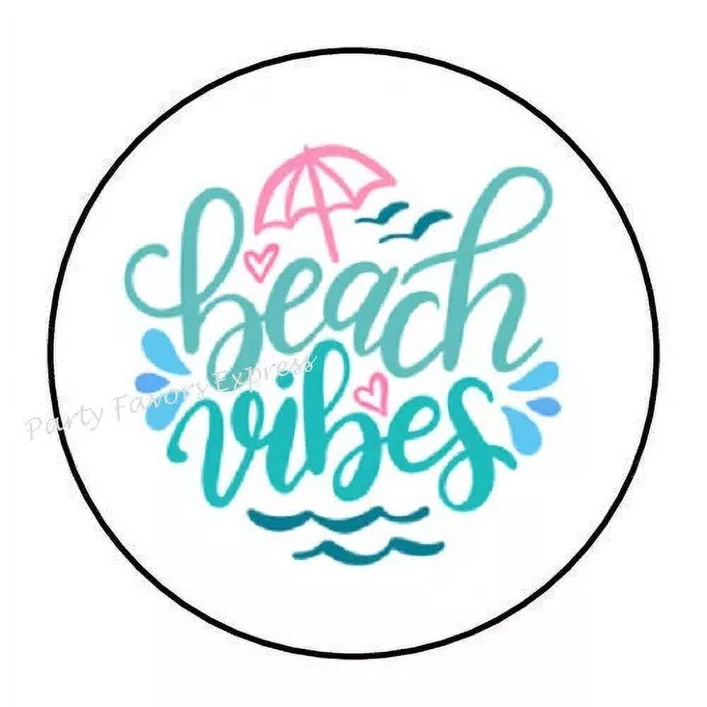 Beach Vibes Sticker Party Favors Sticker Envelope Seals Labels Stickers ...