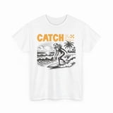 Beach Vibes T-Shirt, Summer Ocean Waves Tee, Vintage Sea Catch The Wave ...