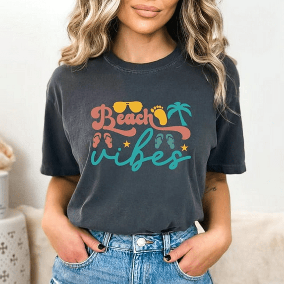Beach Vibes TShirt, Beach Vacation Shirt, Sunsets Shirt, Summer Shirt ...