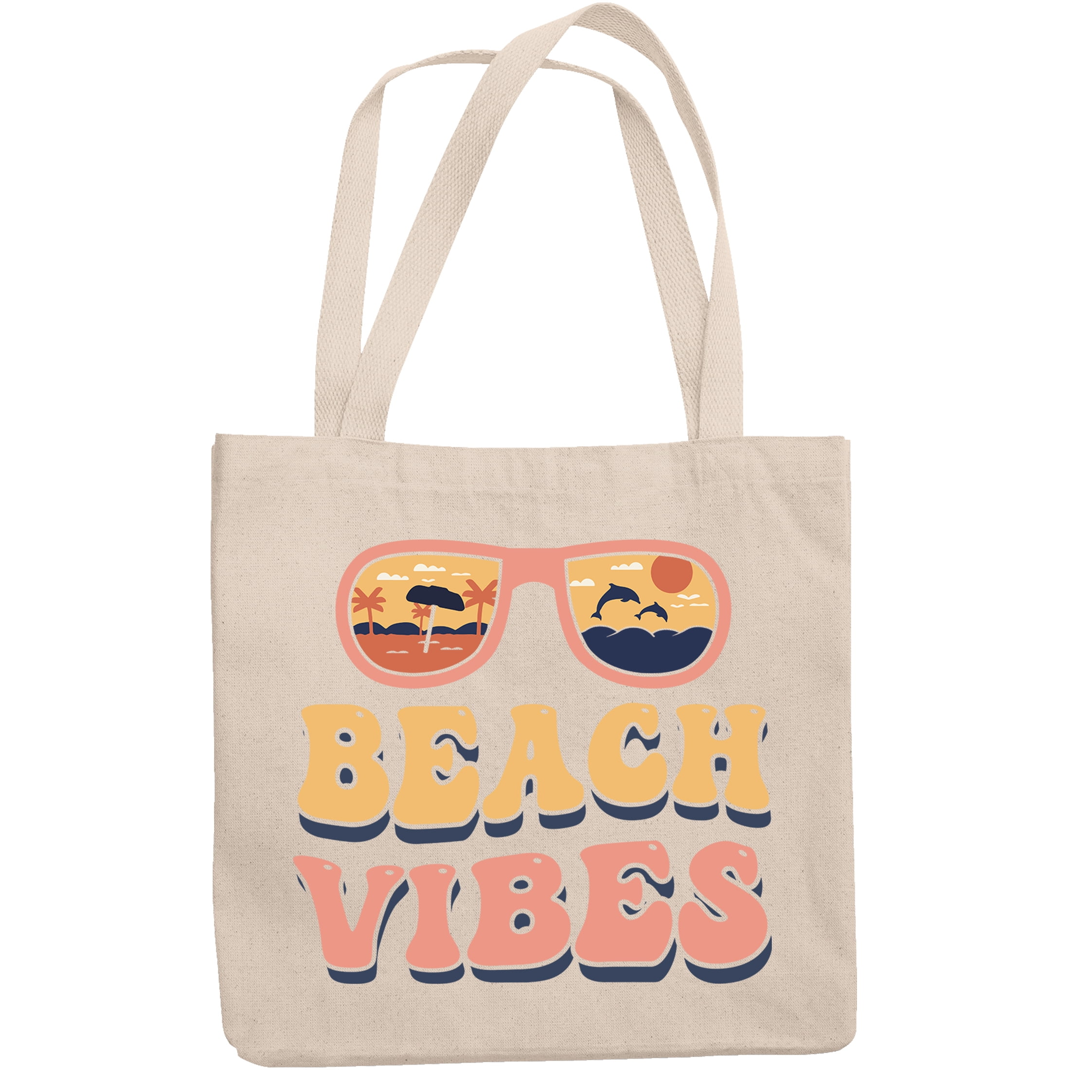 Beach Vibes with Sunglasses, Summer Themed, Groovy Retro Wavy Text ...