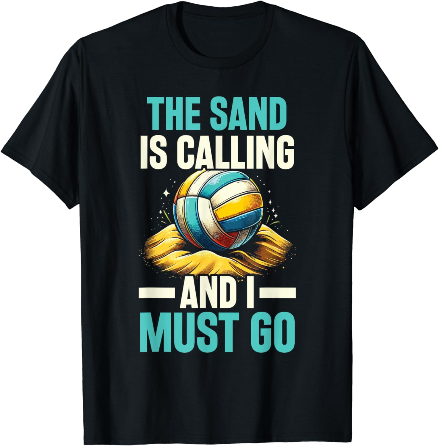 Beach Volleyball Ball Sport Lover Gameday Volleyball Player T-Shirt ...