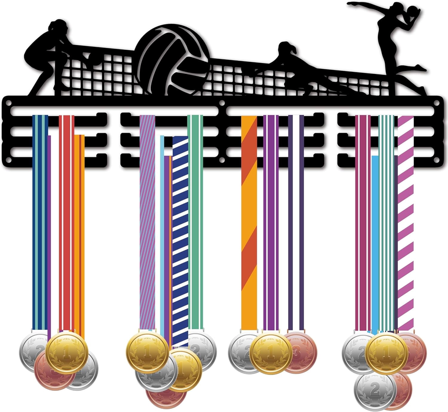 Beach Volleyball Medal Holder Display Medal Hanger Medal Wall Mount ...
