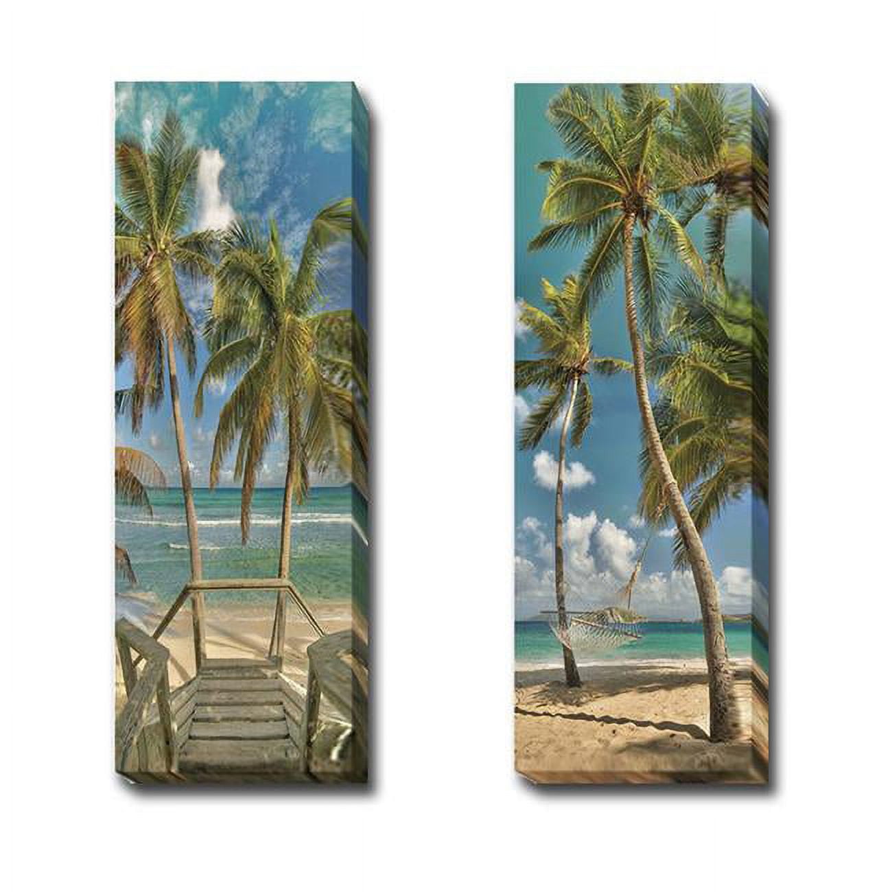 Beach Walk & Hammock I by Doug Cavanah Premium Gallery Wrapped Canvas ...