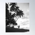 Beach Walk With Surf- Vintage Wall Arttrendy Retro Print Room Decor ...