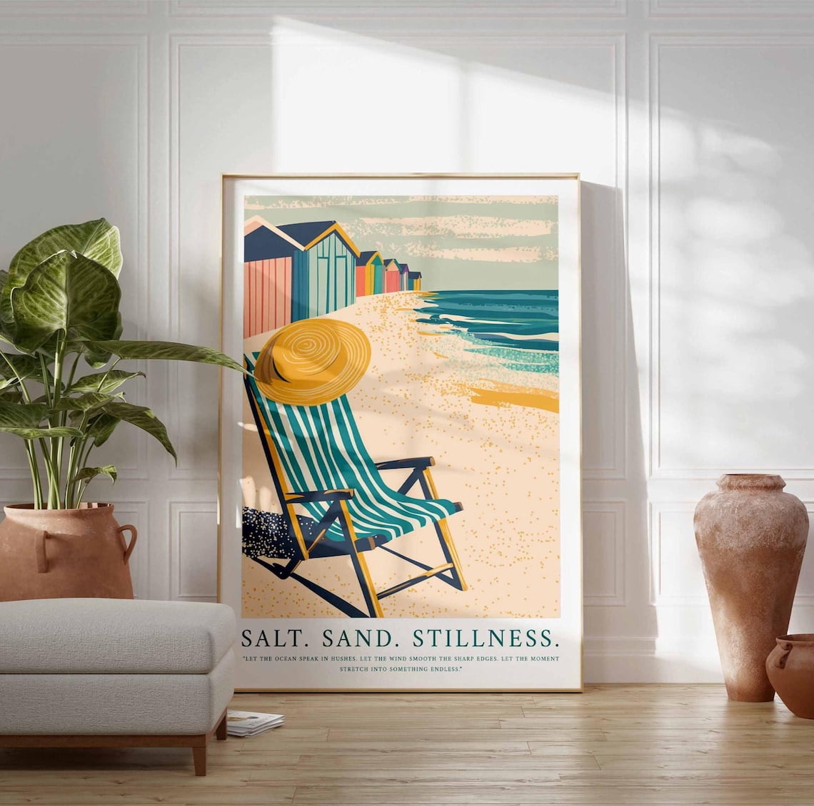 Beach Wall Art, Coastal Decor, Ocean Print, Blue Wall Art, Swimming In ...