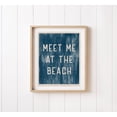 Beach Wall Art, Meet Me At The Beach Poster, Surf Tapestry Flag ...