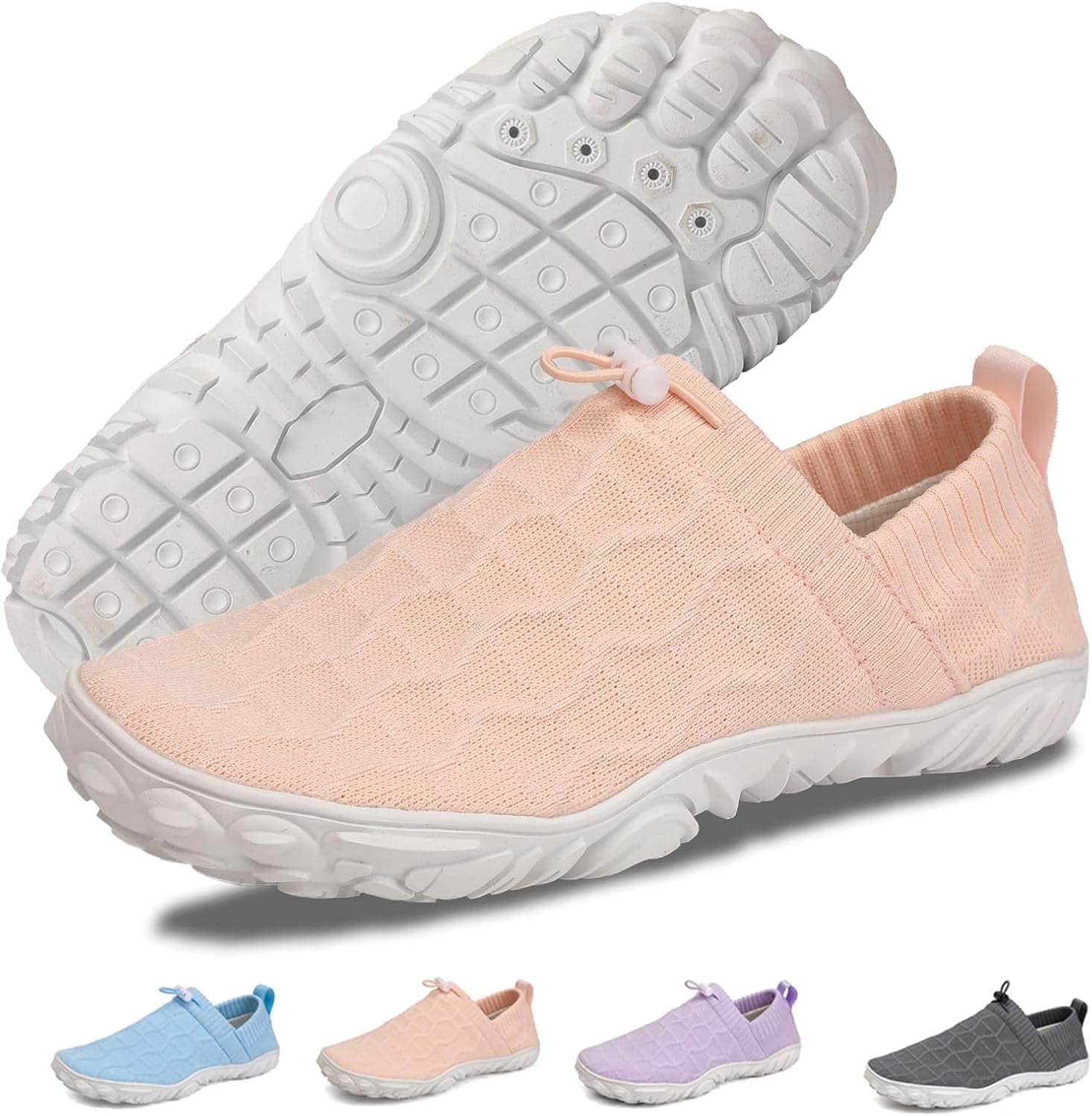 Beach Water Shoes for Women Men, Quick-Dry Non-Slip Barefoot Footwear ...