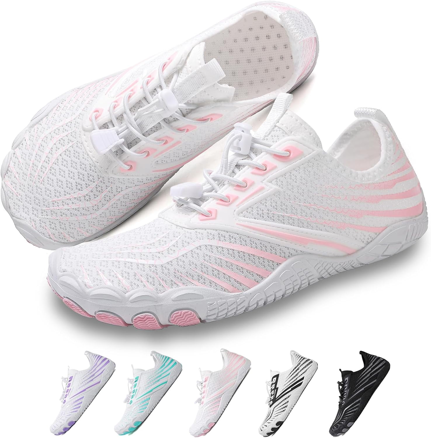 Beach Water Shoes for Women Men, Quick-Dry Non-Slip Barefoot Footwear ...