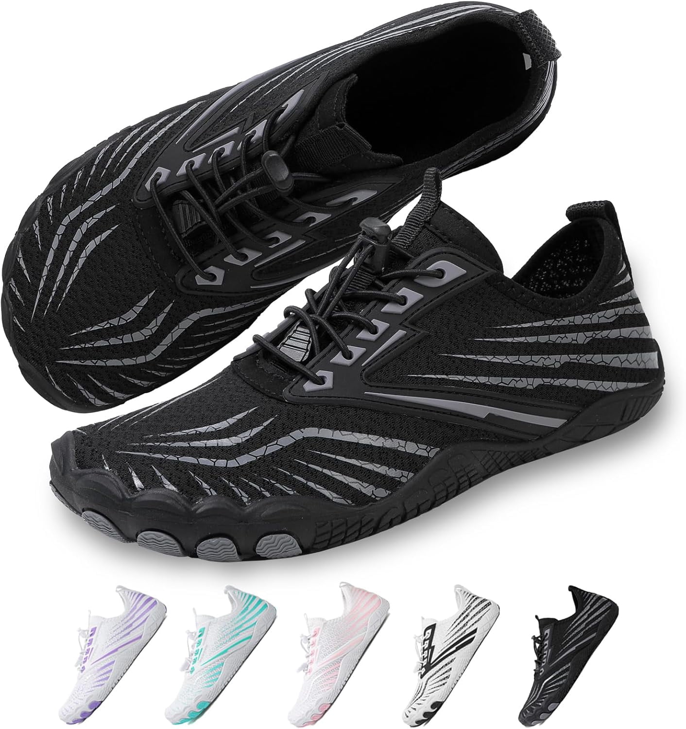 Beach Water Shoes for Women Men, Quick-Dry Non-Slip Barefoot Footwear ...