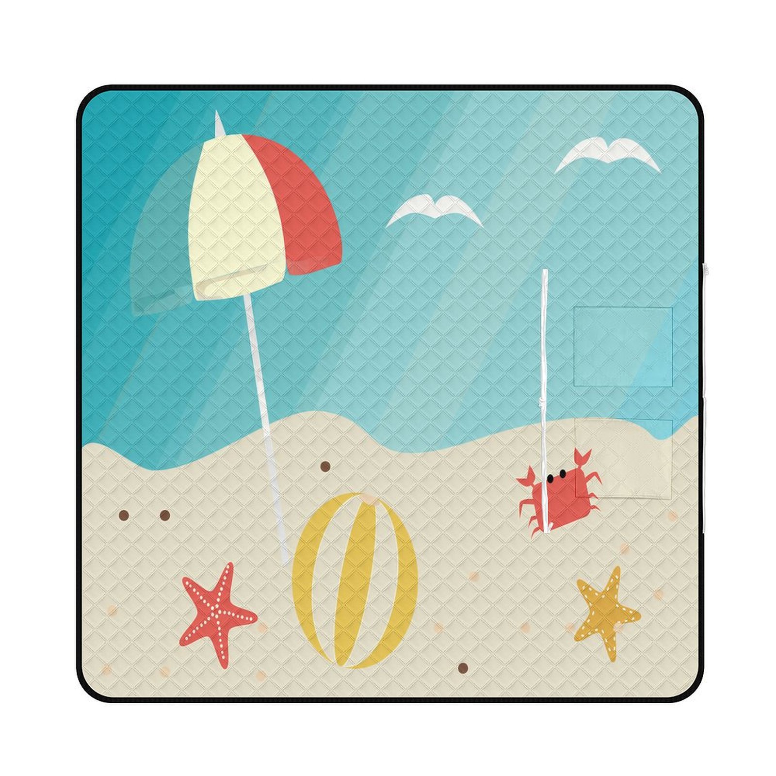 Beach Waterproof Beach Mat Folding Mattress Portable Lightweight Picnic ...