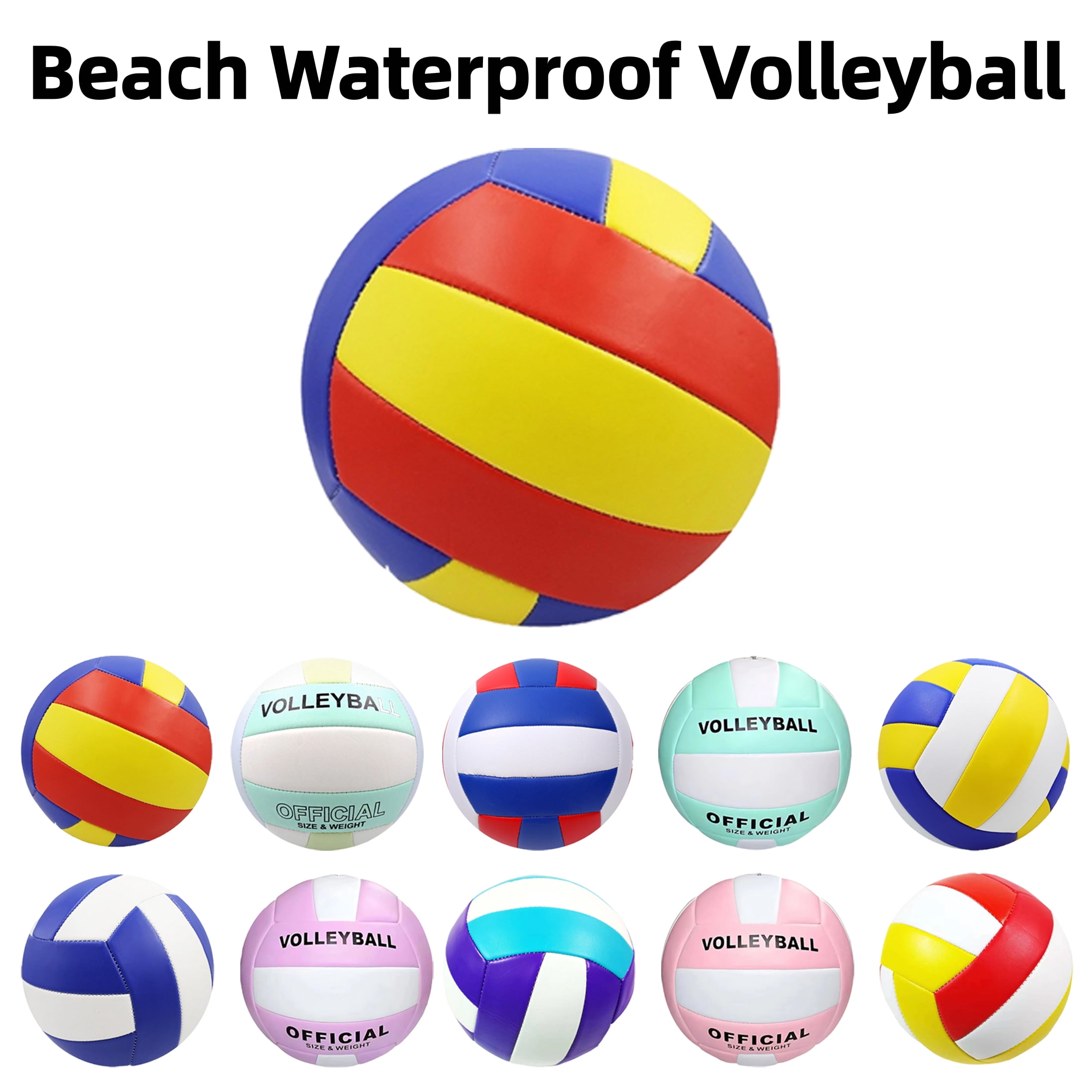 Beach Waterproof Volleyball - Thickened Non-Slip Volleyball Official ...