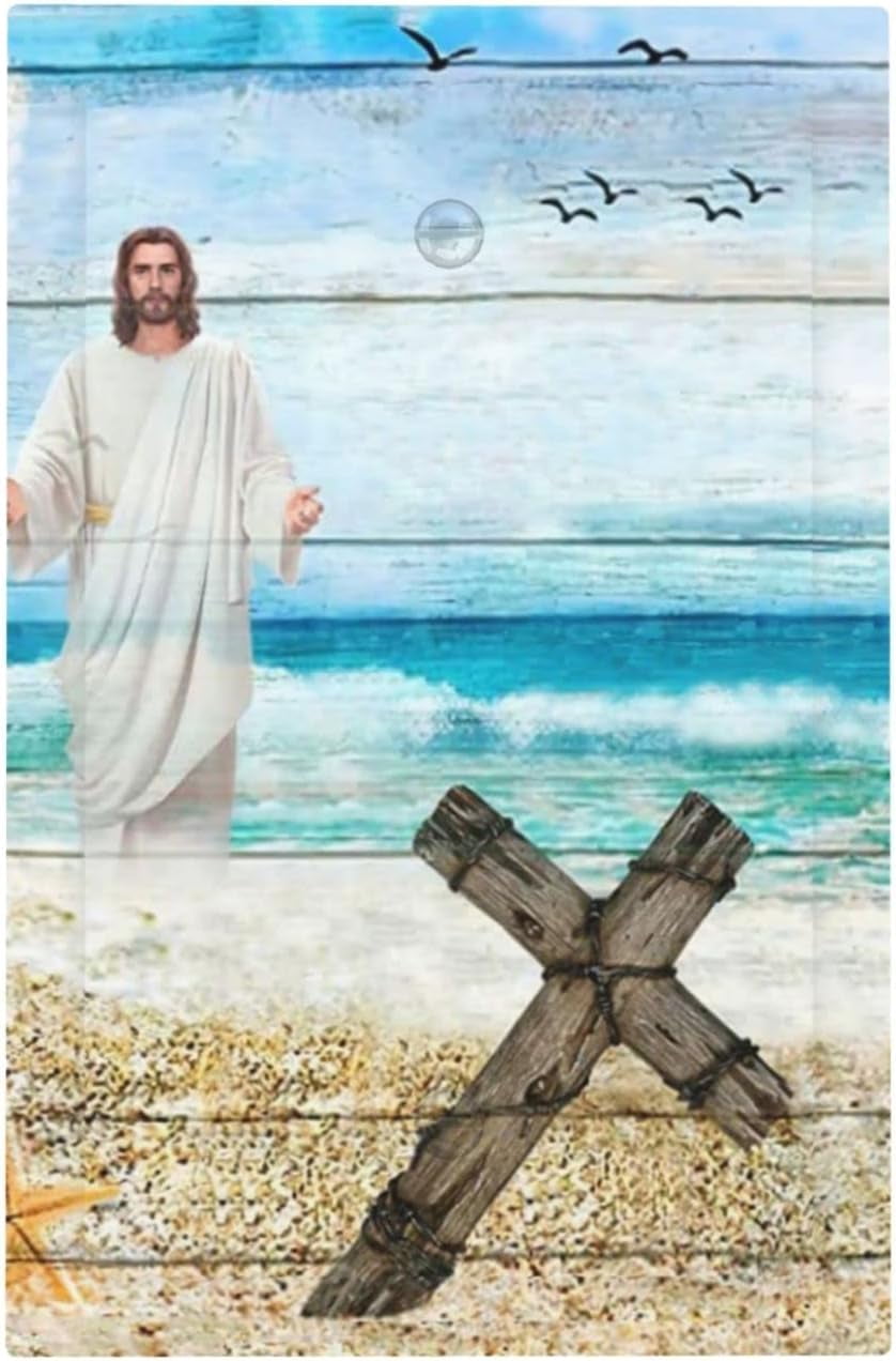 Beach Wave Bible Christ Jesus Cross Beach Church Theme 1 Gang Light ...