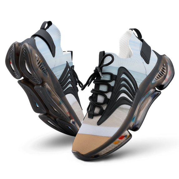 Beach Wave Serenity Walking Shoes for Men Woman Lightweight Tennis ...