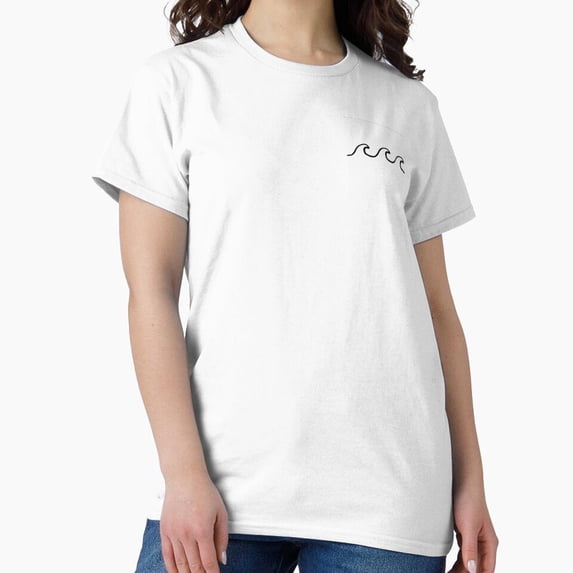 Beach Wave Shirt, Surf Wave Graphic Tee, Ocean Vacation Shirt - Walmart.com