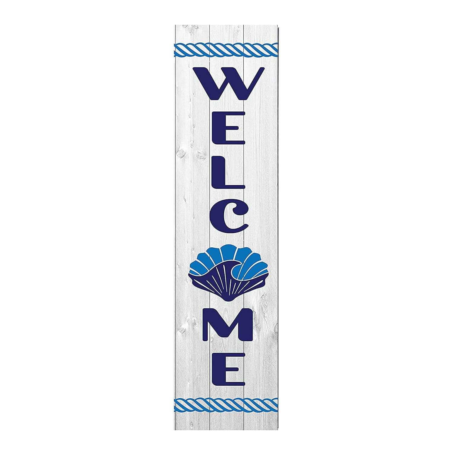 Beach Welcome Sign For Front Door, 2ft Wooden Porch Decor, Durable Pine ...