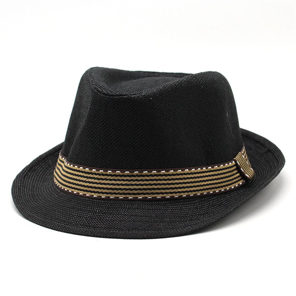 Beach Women Trendy Casual Summer Gangster Cap Sunhat Jazz Band Straw ...