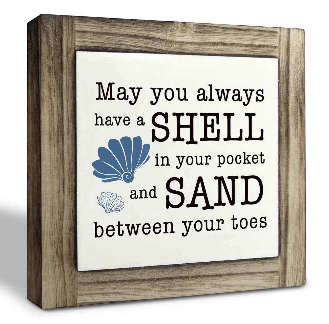 Beach Wood Plaque Sign, May You ATT1always Have Your Pocket and Sand ...