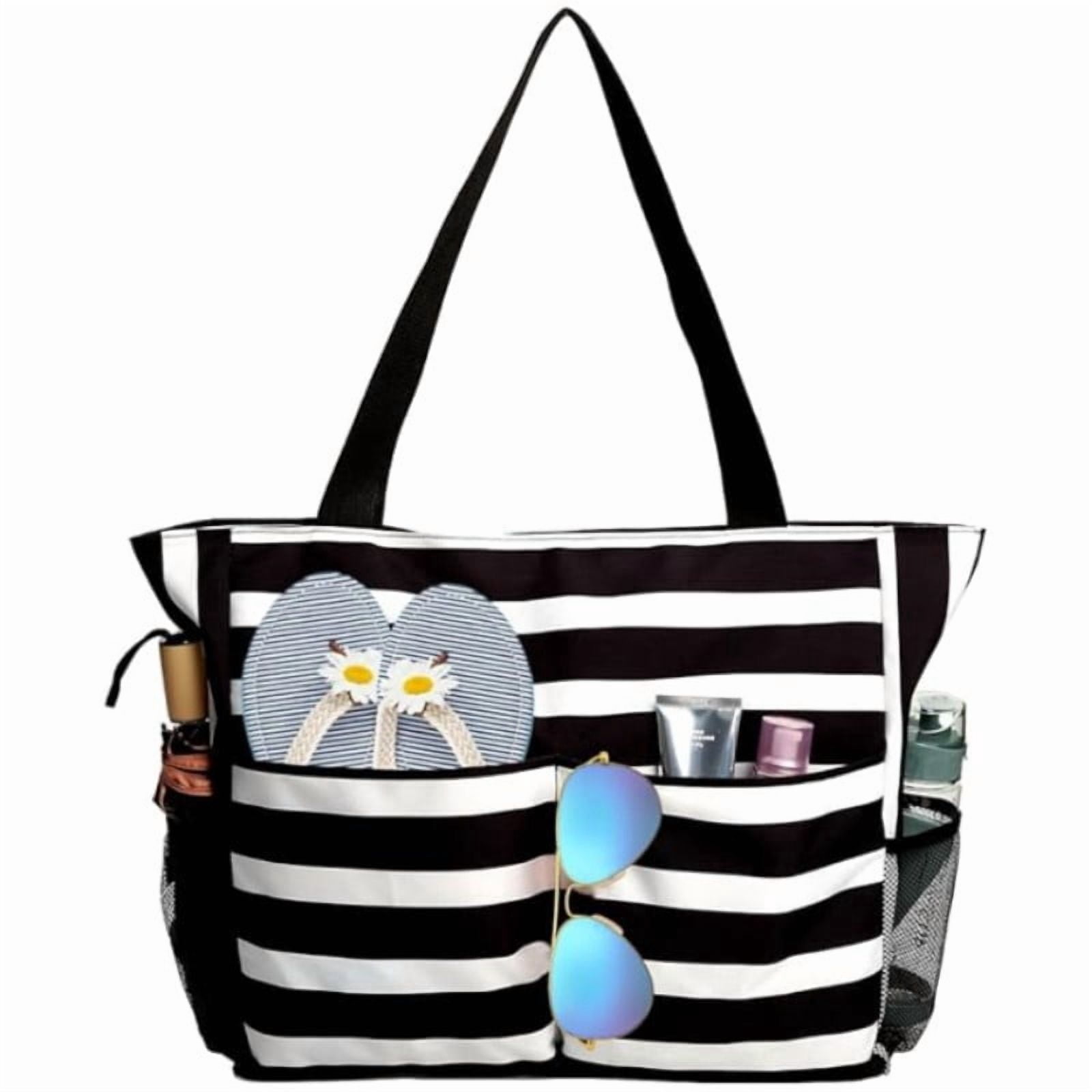 Beach tote Bag - Large size, Water-Resistant, Dust-Proof, Foldable ...
