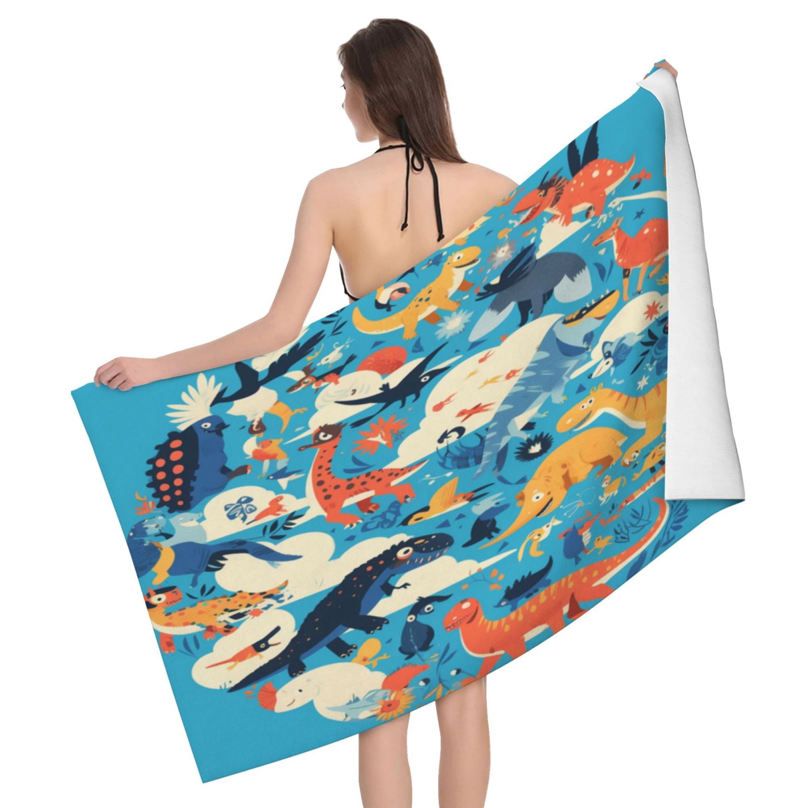 Beach towel Super absorbent quick drying bath towel, sand-proof and ...