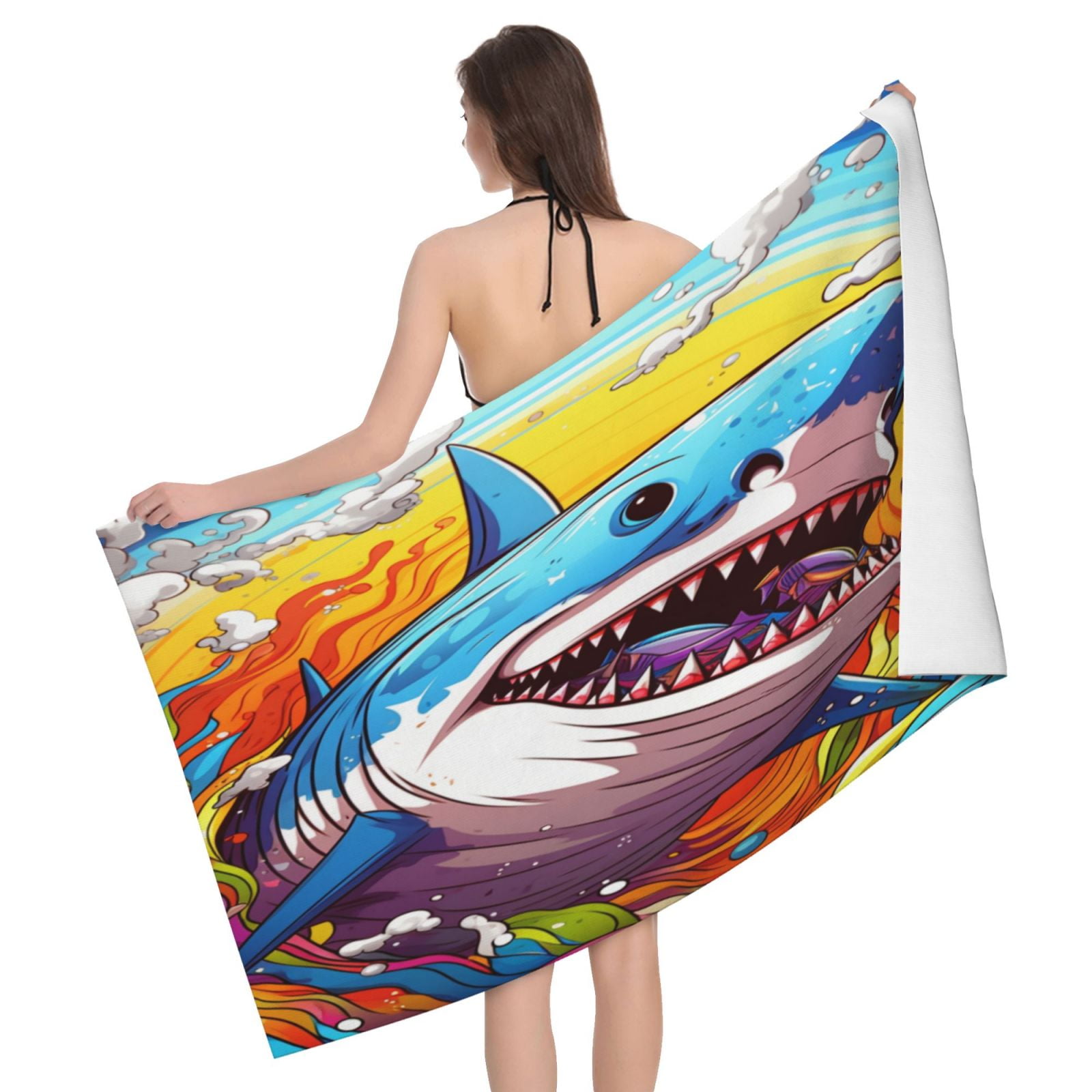 Beach towel Super absorbent quick drying bath towel, sand-proof and ...
