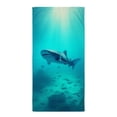 Beach towels with sharks thin quick-drying oversized towels for adults ...