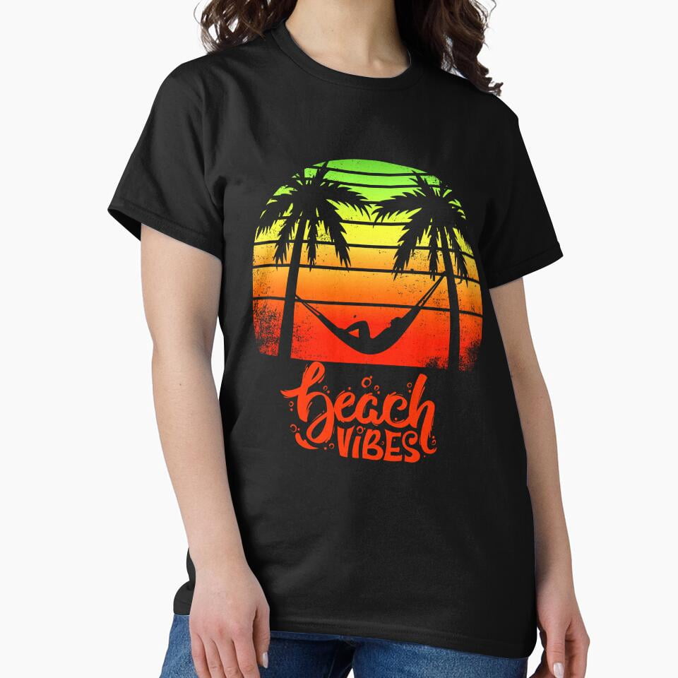 Beach vibes H801, Premium Unisex Tee – Extended Sizes Up to 5XL ...