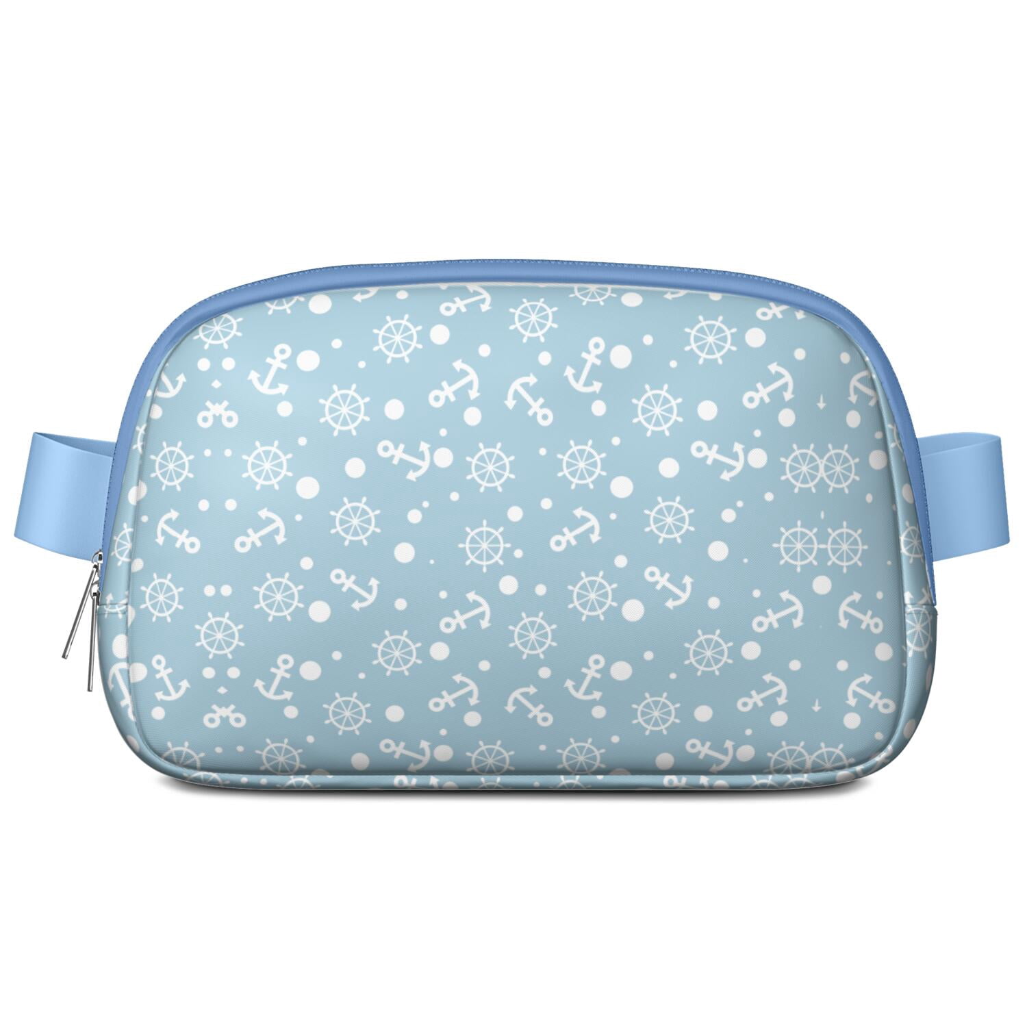 Beachcomber Anchor Print Fanny Pack - Waterproof Adjustable Waist Bag ...