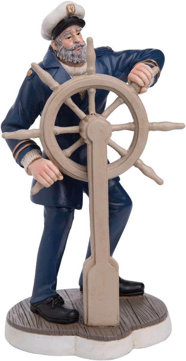 Beachcombers 5.12" Sea Captain Set Sail Decorative Figurine Coastal ...