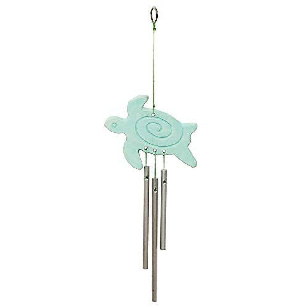 Beachcombers Ceramic Sea Turtle Wind Chime Outdoor Garden Windchime 10. ...