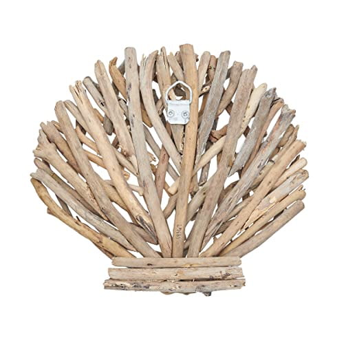 Beachcombers Driftwood Twigs Clam Shell Wall Decor Decoration Brown ...