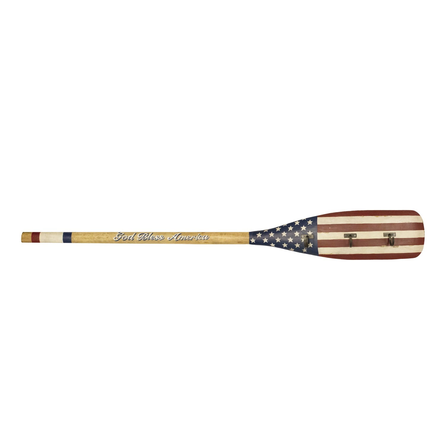 Beachcombers God Bless America Oar Wall Decor Flag Patriotic Patriotic ...