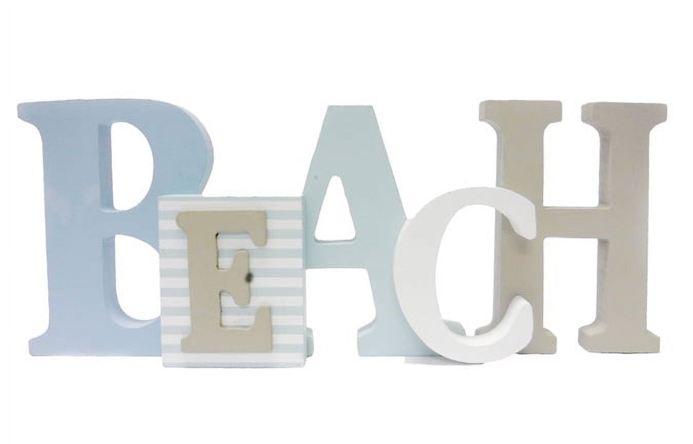 Beachcombers International Beach Word Sign Wooden Wall Decor - Walmart.com