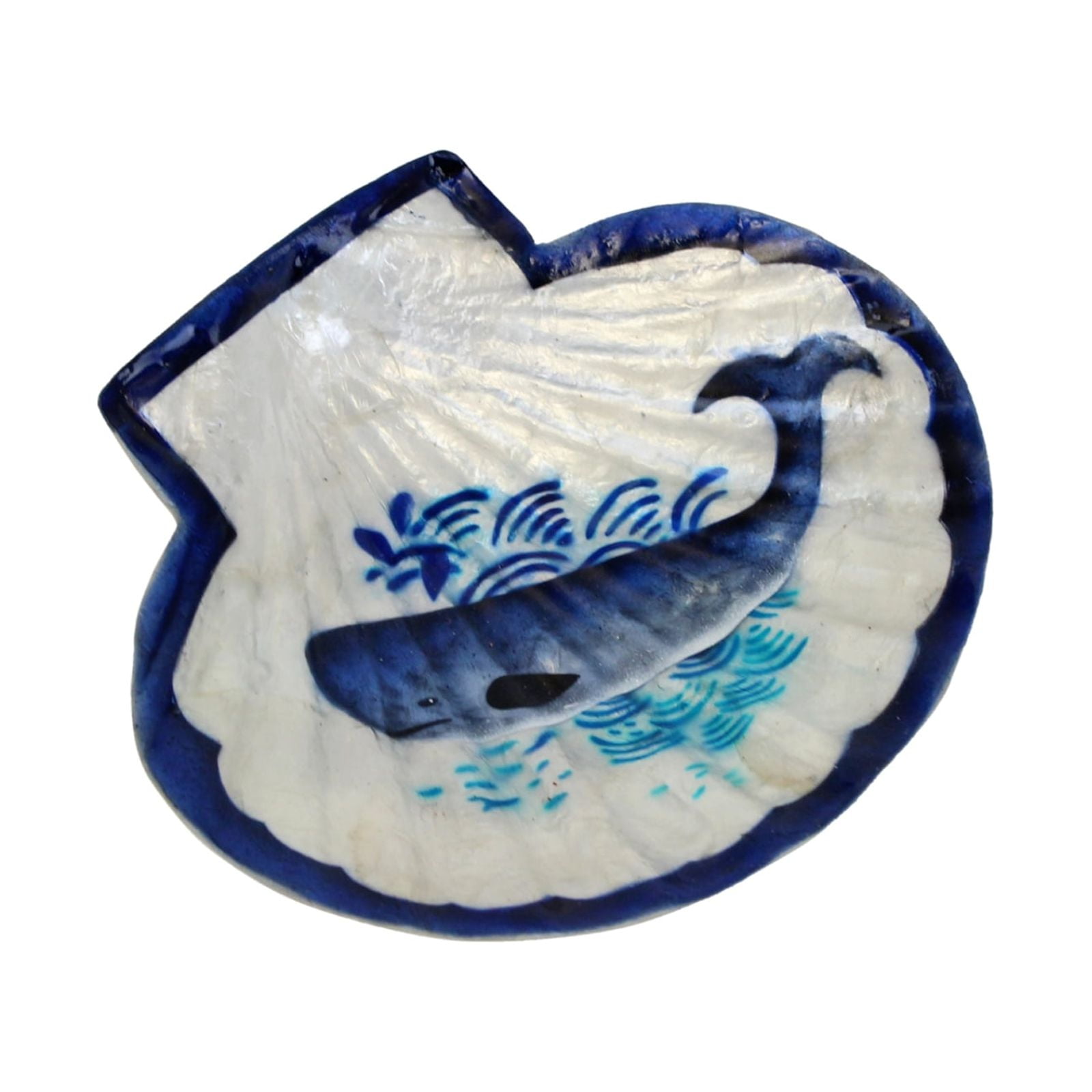 Beachcombers Shell Dish With Whale Design Multicolored - Walmart.com