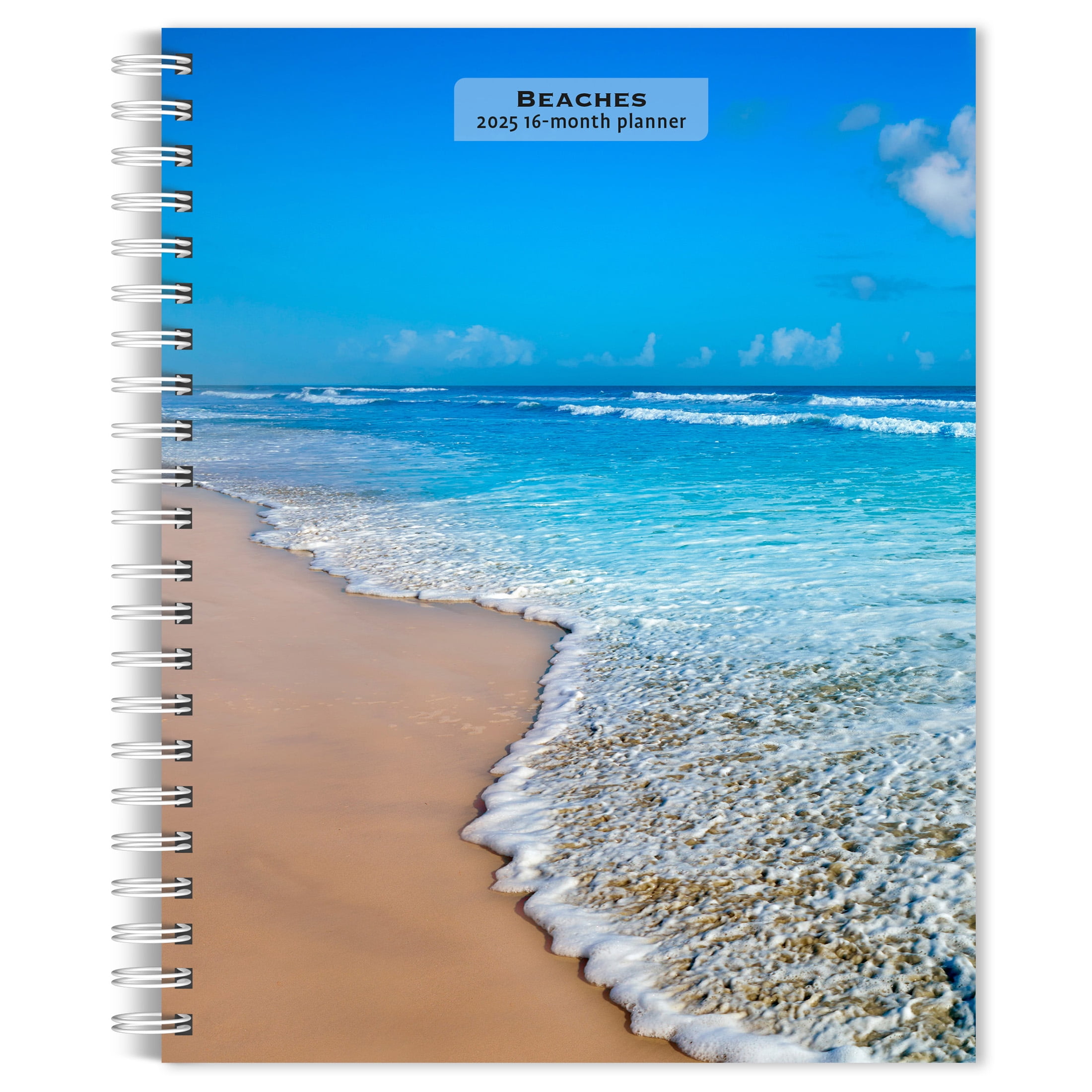 Beaches | 2025 6x7.75" Spiral-Bound Engagement Planner Calendar ...