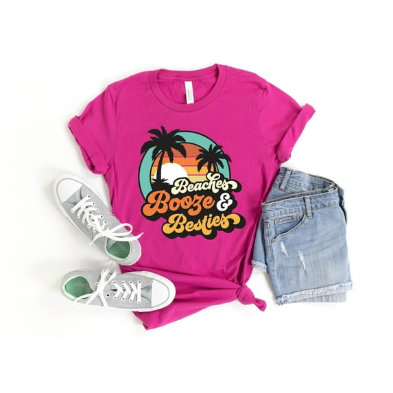 Beaches Booze and Besties Shirt,Bachelorette Party Shirts,Girls Trip ...