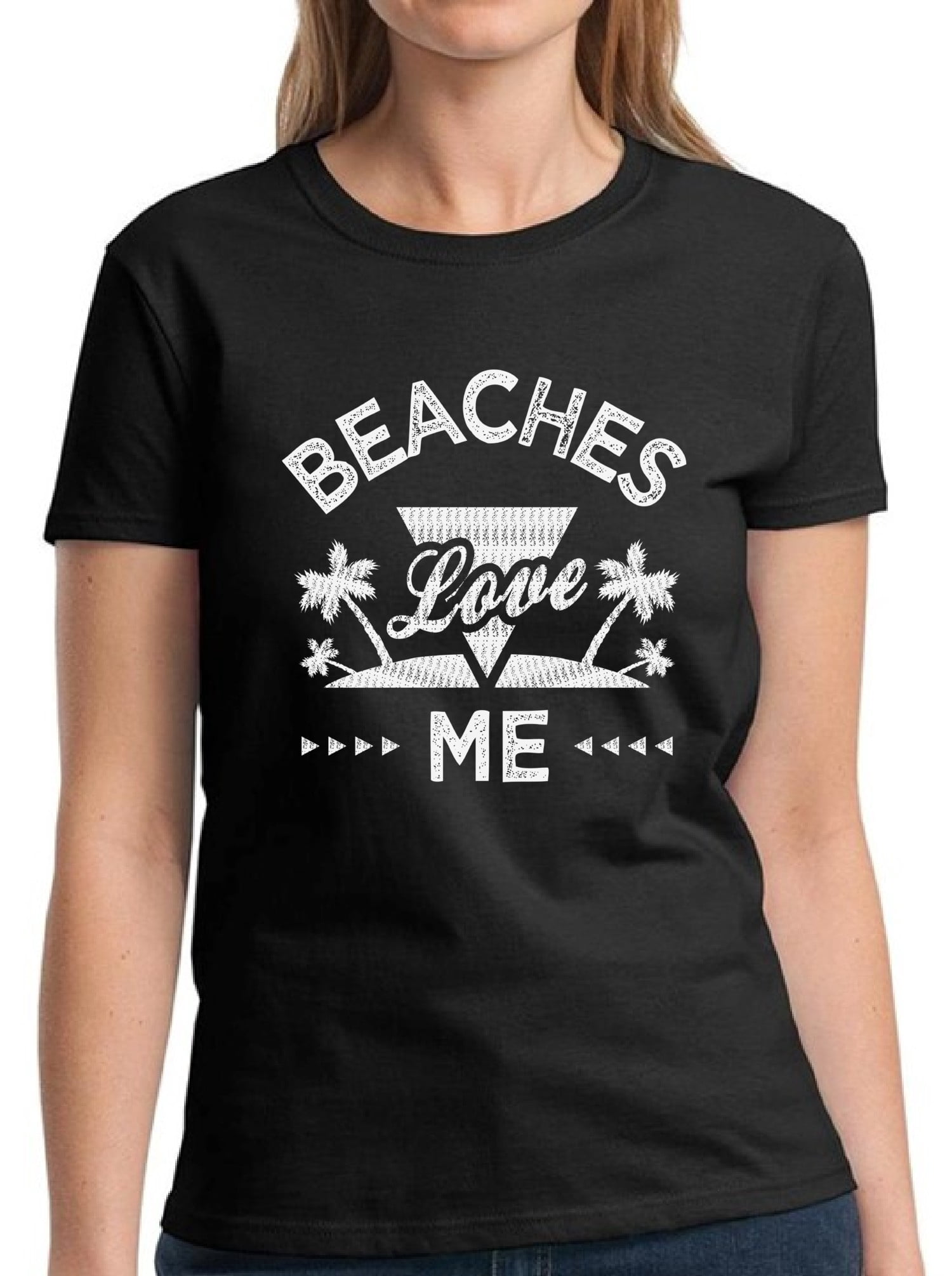 Beaches Love Me White Shirt for Women - S M L XL 2XL 3XL Summer ...