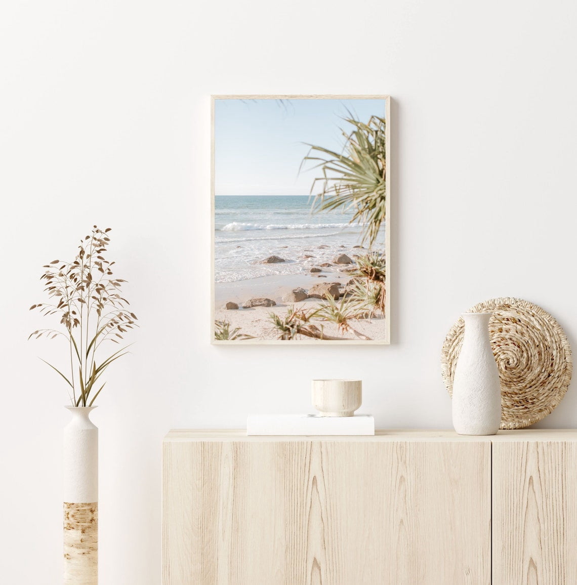 Beachfront Poster Byron Bay Beach Poster Minimalist Beach House Decor ...