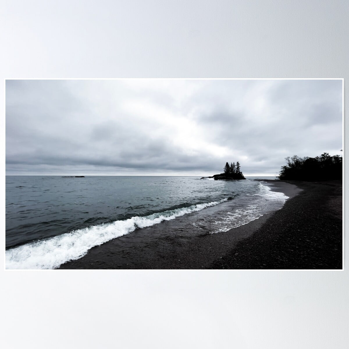 Beachfront Poster Wall Art, Modern Wall Decor For Living Room Bedroom ...