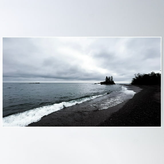 Beachfront Poster Wall Art, Modern Wall Decor For Living Room Bedroom ...