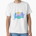 Beachy Blue Shirt, Beach Inspired Graphic Tee, Casual Summer Shirt ...