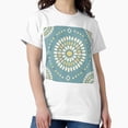 Beachy Boho Pattern In Pastel Colors Shirt, Boho Coastal Graphic Tee ...