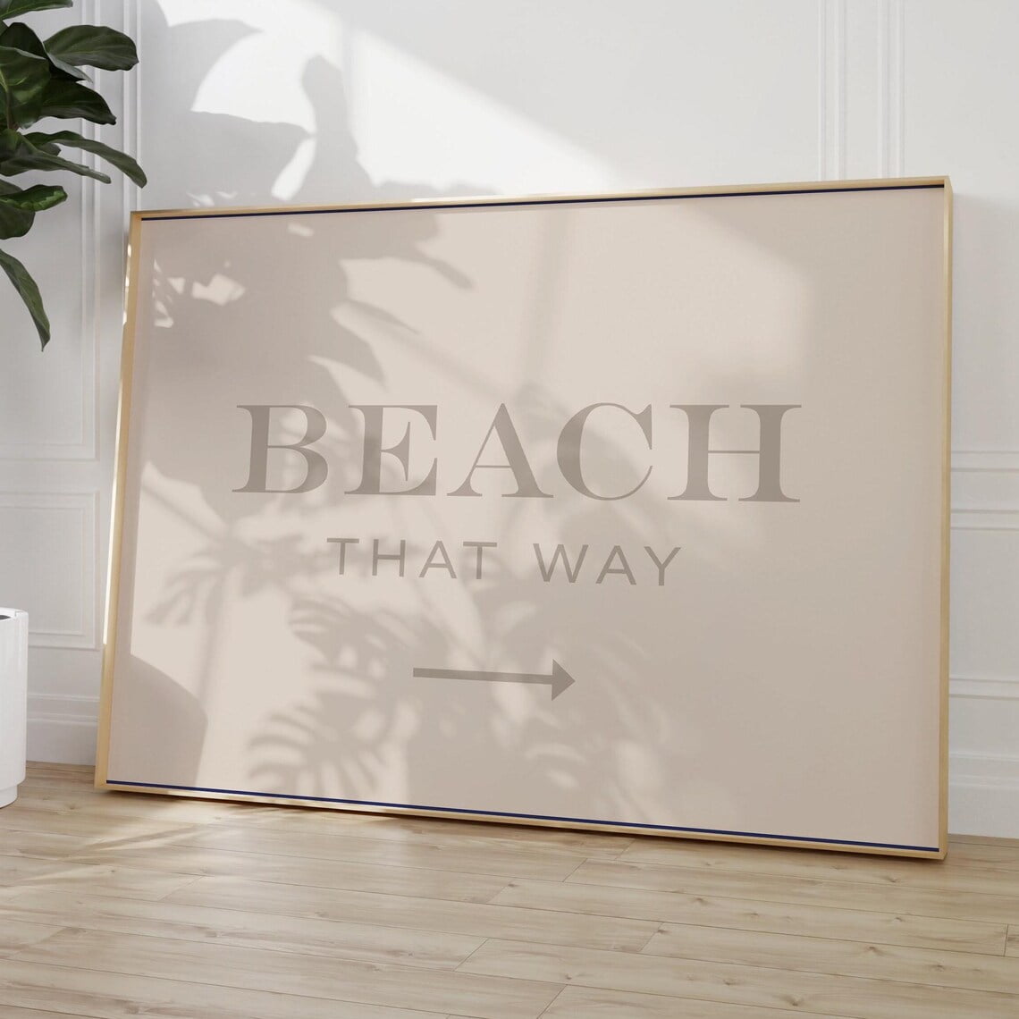 Beachy Coastal Wall Art, Neutral Typography Poster, Beach House Decor, Retro Surf Girly ...